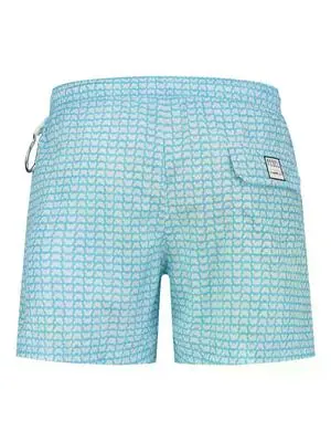 Fedeli Patterned Swim Shorts
