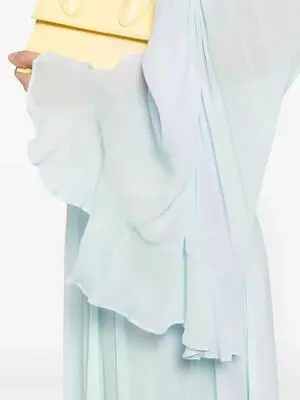 TWINSET Maxi Dress With Ruffle Detail - Blue