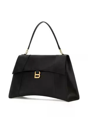Balenciaga Hourglass Structured Leather Handbag