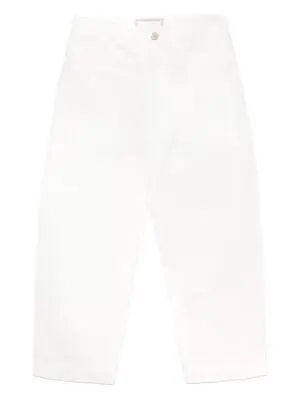 LITKOVSKA Patchwork Tapered Trousers - White