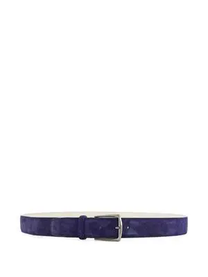 AURELIEN Suede Belt - Blue