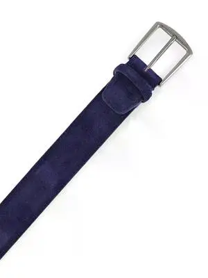 AURELIEN Suede Belt - Blue