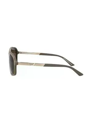 Emporio Armani Navigator-frame Sunglasses
