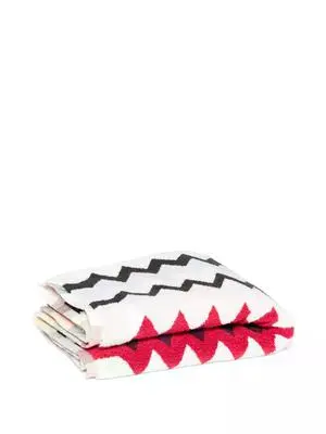 Missoni Zigzag-woven Towel - White