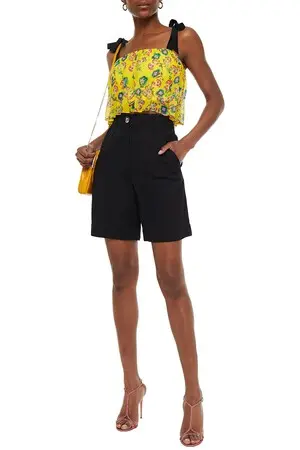 Saloni Jemi Cropped Floral Top