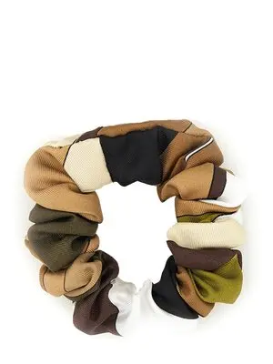 Emilio Pucci PUCCI Patterned Hair Scrunchie - Brown