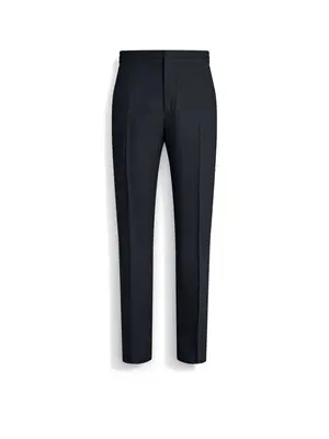 Zegna Zegna Straight-Leg Tailored Trousers - Blue