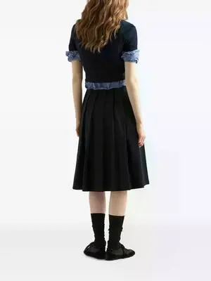Prada Pleated Midi Skirt