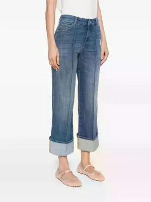 KAOS Piped-trim Jeans