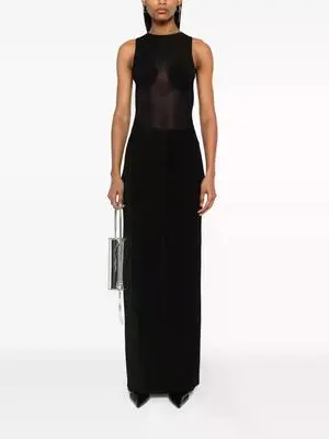 JEAN PAUL GAULTIER Semi-sheer Maxi Dress