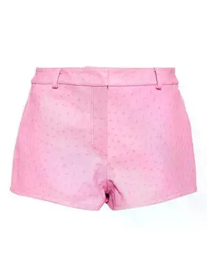 Casablanca Leather Shorts
