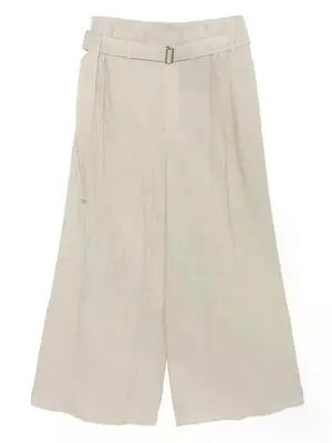 FORME D'EXPRESSION Belted Wide-leg Pants