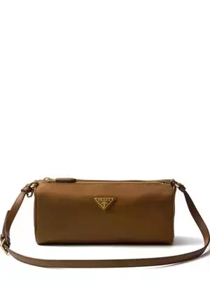 Prada Re-nylon Top-zip Shoulder Bag - Brown