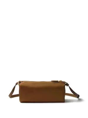 Prada Re-nylon Top-zip Shoulder Bag - Brown