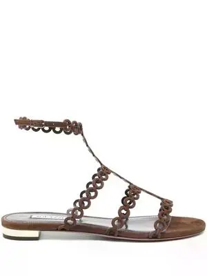 AQUAZZURA Infinity Chain Flat Sandals