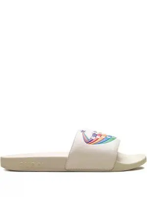 Gucci Rainbow Pursuit Slides