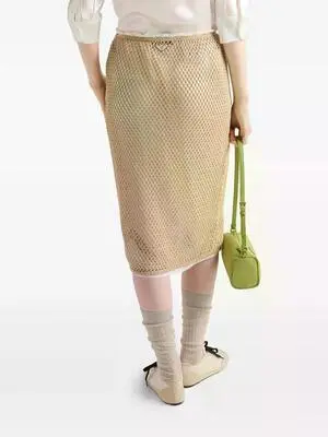Prada Cotton Midi Skirt
