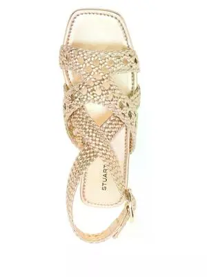 STUART WEITZMAN Thea Sandals - Gold