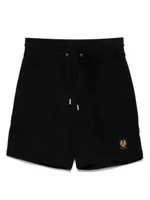 Belstaff Logo-patch Shorts - Black