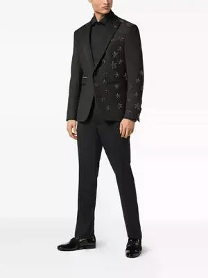 Philipp Plein Stars Wool Blazer