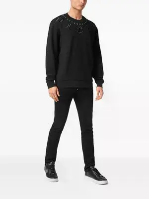 Philipp Plein Gothic Plein Sweatshirt - Black