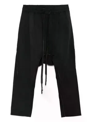 ISAAC SELLAM EXPERIENCE Serge Trousers - Black