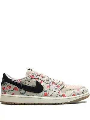 JORDAN X Rui Hachimura Air 1 Low Og Cranes Sneakers - Neutrals