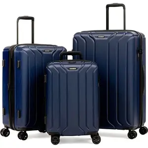 NONSTOP New York 3-piece Hardside Luggage Set With Packing Cubes - Navy