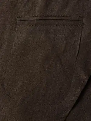 STOFFA Unstructured Washed-linen Blazer