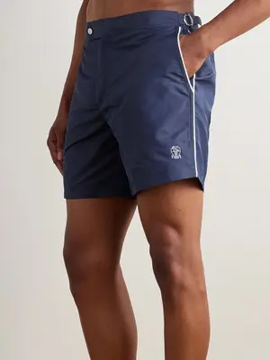 Brunello Cucinelli Straight-leg Mid-length Swim Shorts