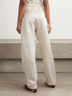 Magda Butrym Stretch-cotton Wide-leg Trousers