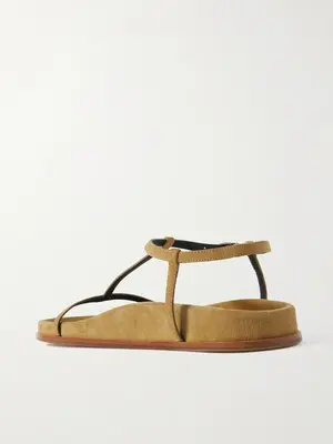 EMME PARSONS Aya Suede Sandals - Brown