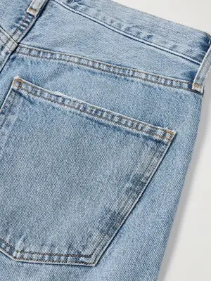 AGOLDE 90s Crop Mid-rise Straight-leg Jeans - Blue