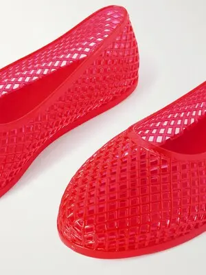 ANCIENT GREEK SANDALS Iro Pvc Ballet Flats - Red