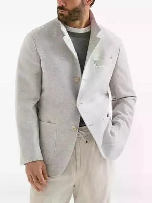 Brunello Cucinelli Cashmere Blazer - Grey