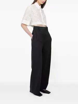 RXQUETTE Crumbled Cropped Shirt