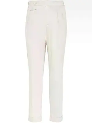 Brunello Cucinelli Pleated Trousers - Neutrals