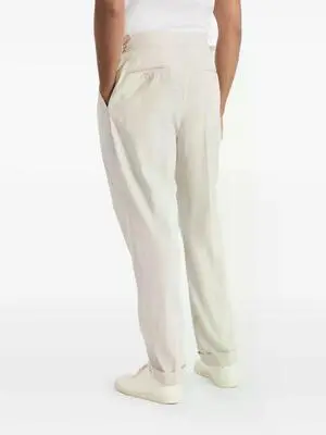 Brunello Cucinelli Pleated Trousers - Neutrals