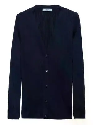 Prada Knitted Cotton Cardigan