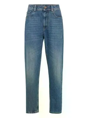 Brunello Cucinelli Logo-patch Jeans