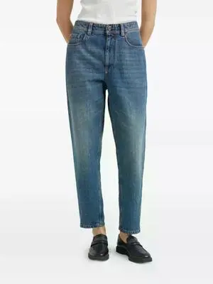 Brunello Cucinelli Logo-patch Jeans