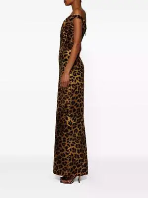 THE NEW ARRIVALS ILKYAZ OZEL Shakti Animalier Dress