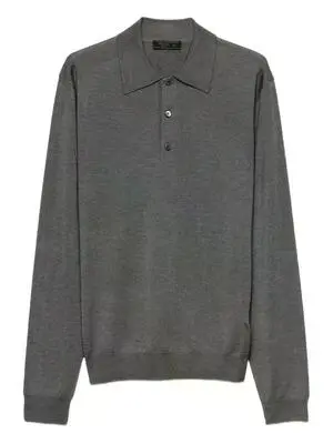 PRADA Cashmere-blend Polo Shirt