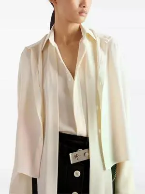 Prada Silk Shirt - Neutrals