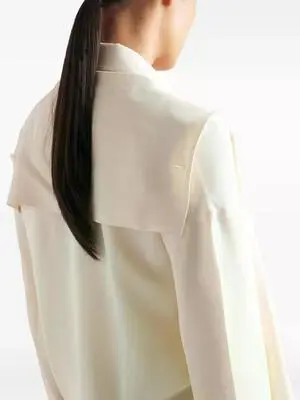 Prada Silk Shirt - Neutrals