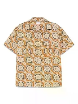 Drole De Monsieur La Chemise Paisley Shirt - Yellow
