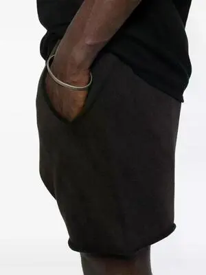 LABEL UNDER CONSTRUCTION Cotton Shorts - Black