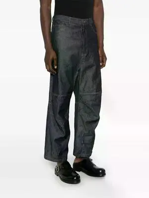 FORME D'EXPRESSION Contrasting-stitching Jeans