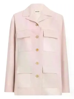 Khaite Morsson Button-up Jacket - Pink