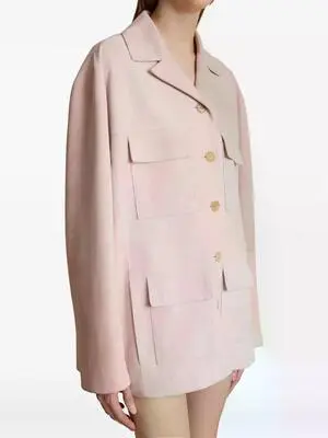 Khaite Morsson Button-up Jacket - Pink